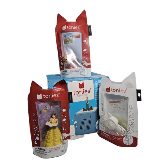 Tonies | Toys | Tonies Box With With 4 Character Lot Bundle Sky Bill ...